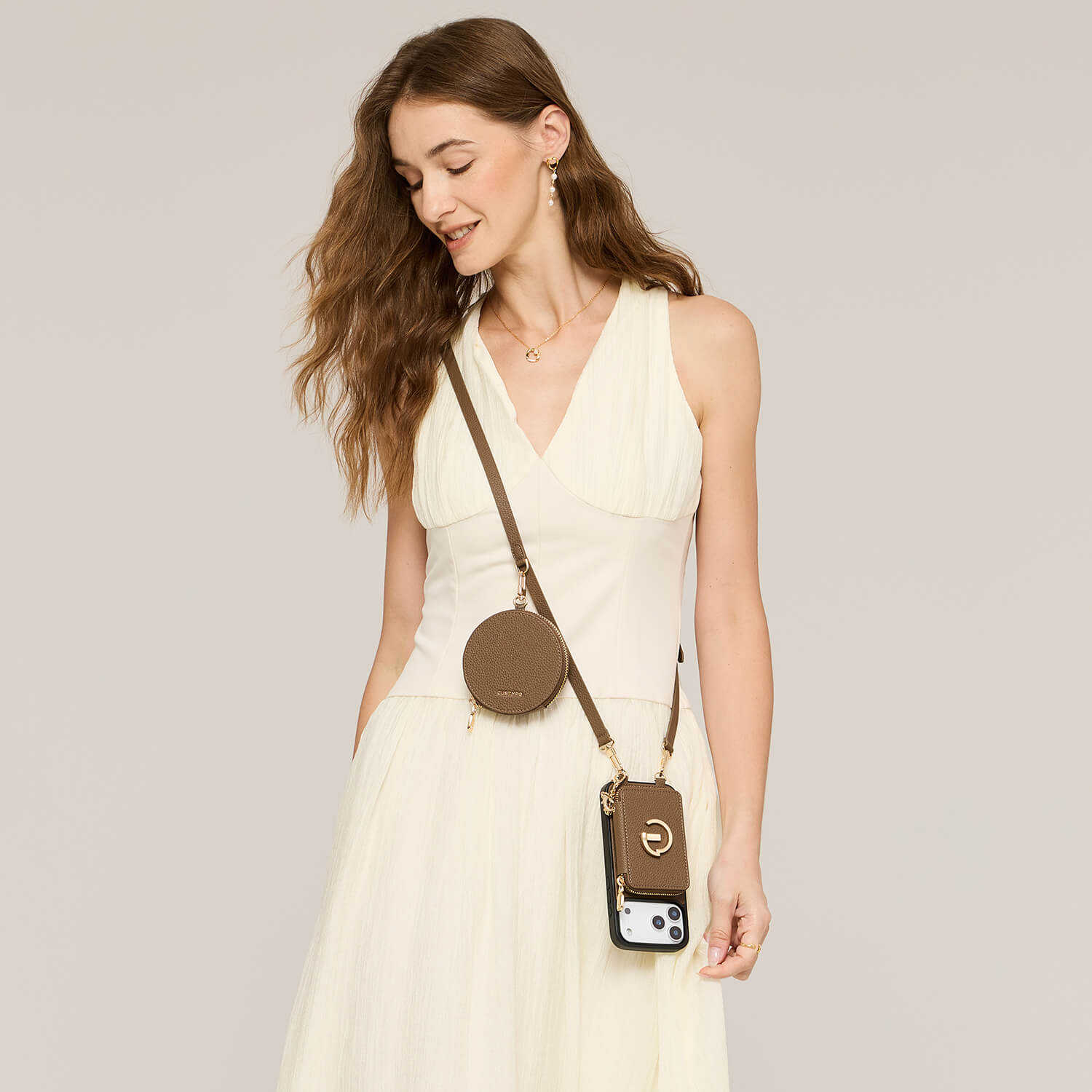 Phone Case with Crossbody Strap fro Travel- Custype