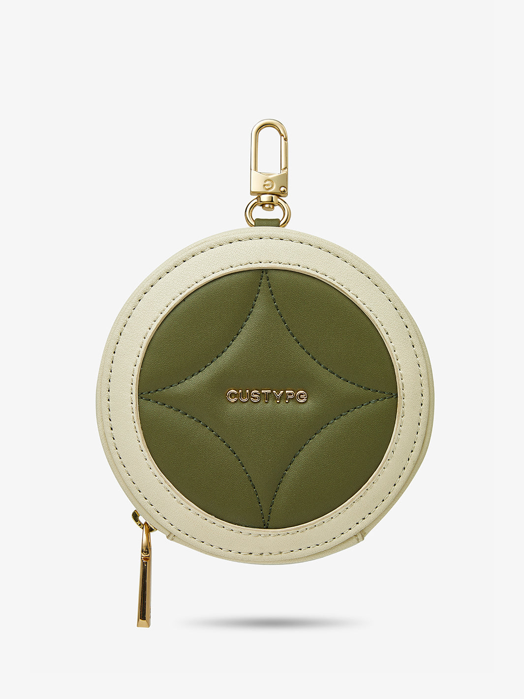 Custype Smooth Round Bag with microfiber leather