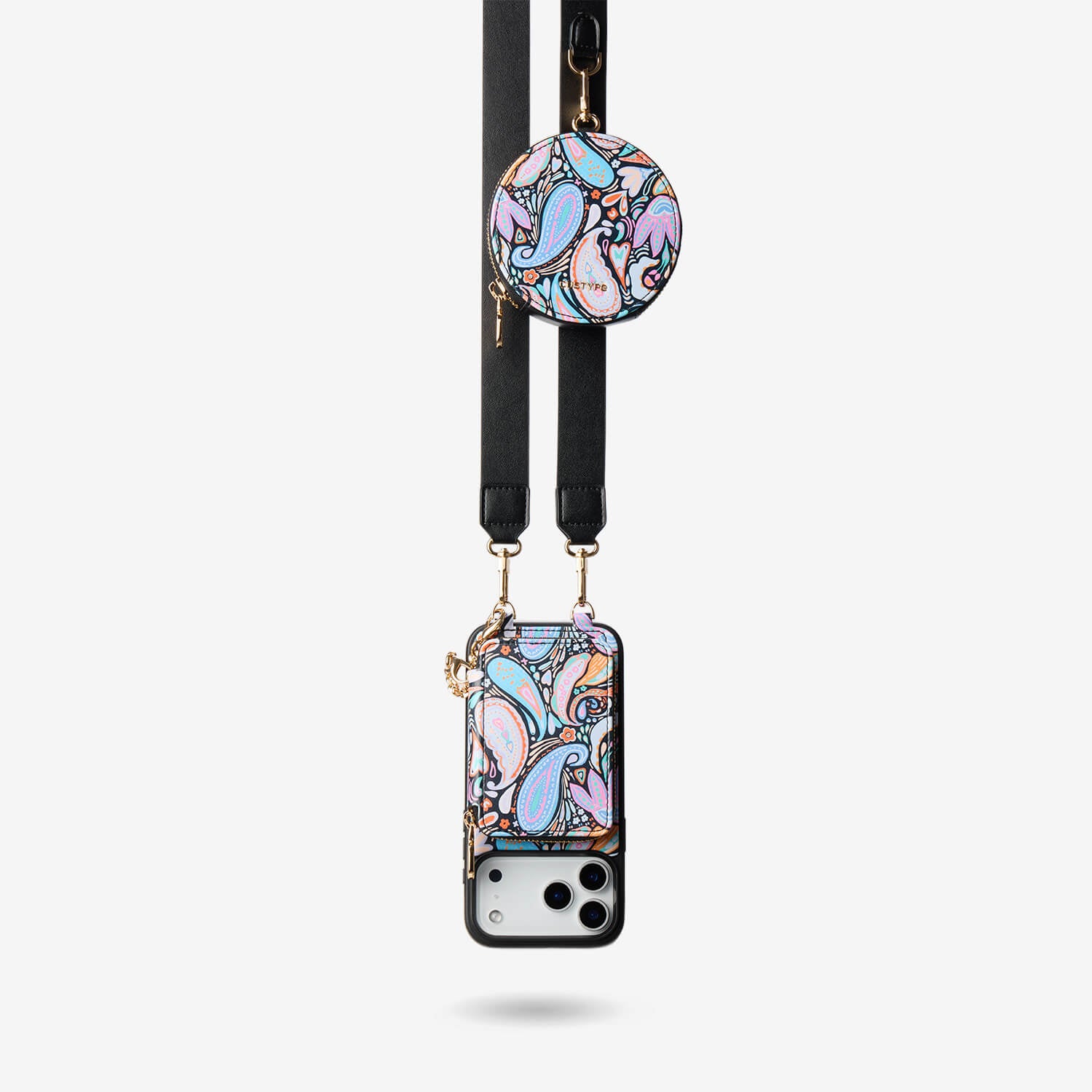 Botanical Theme Designer iPhone Case with Wallet & Detachable Strap ...
